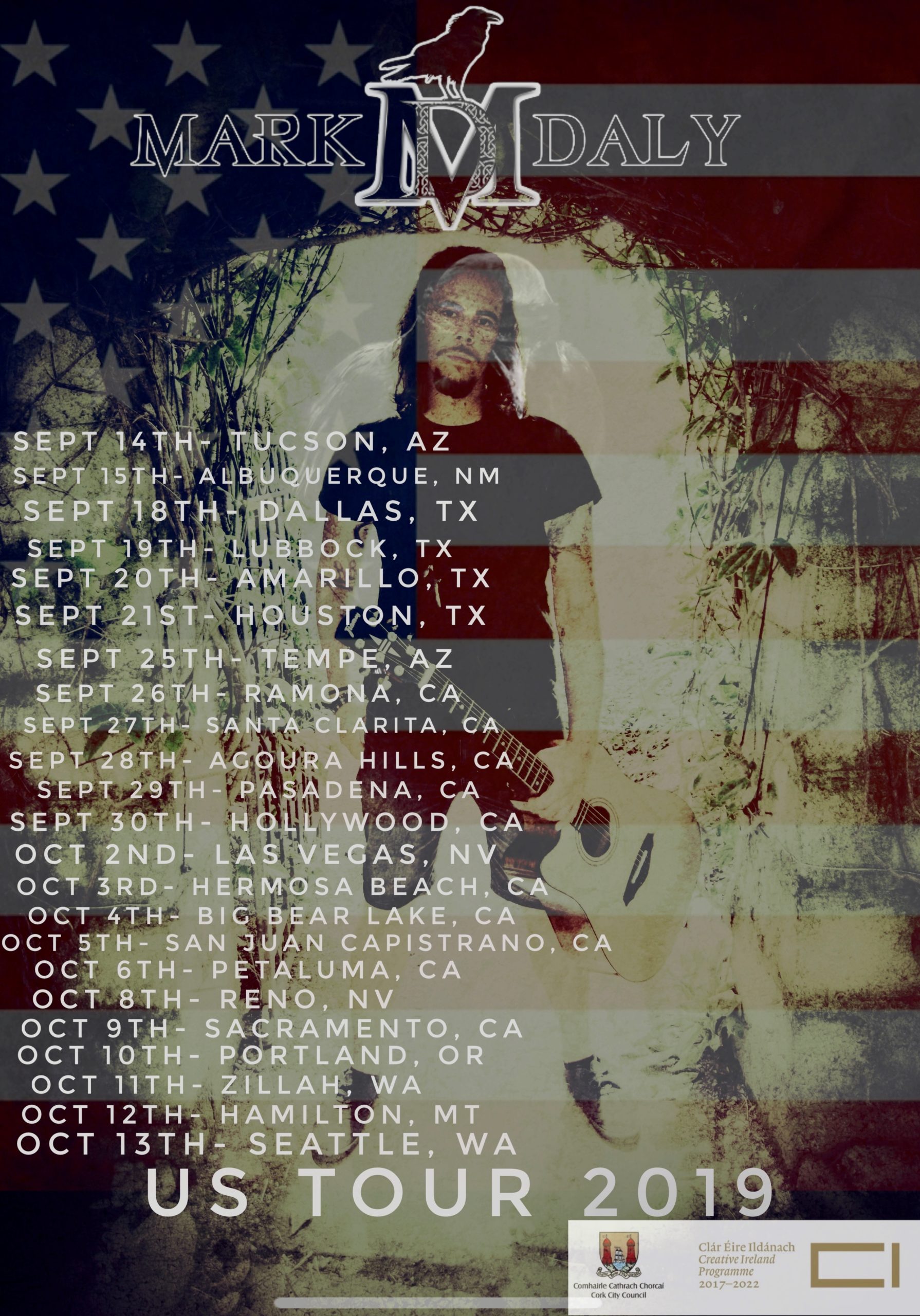 Mark Daly US Tour - Creative Ireland Programme