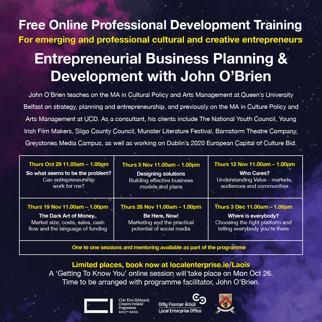 Professional Training Programme - Entrepreneurial Business Planning ...