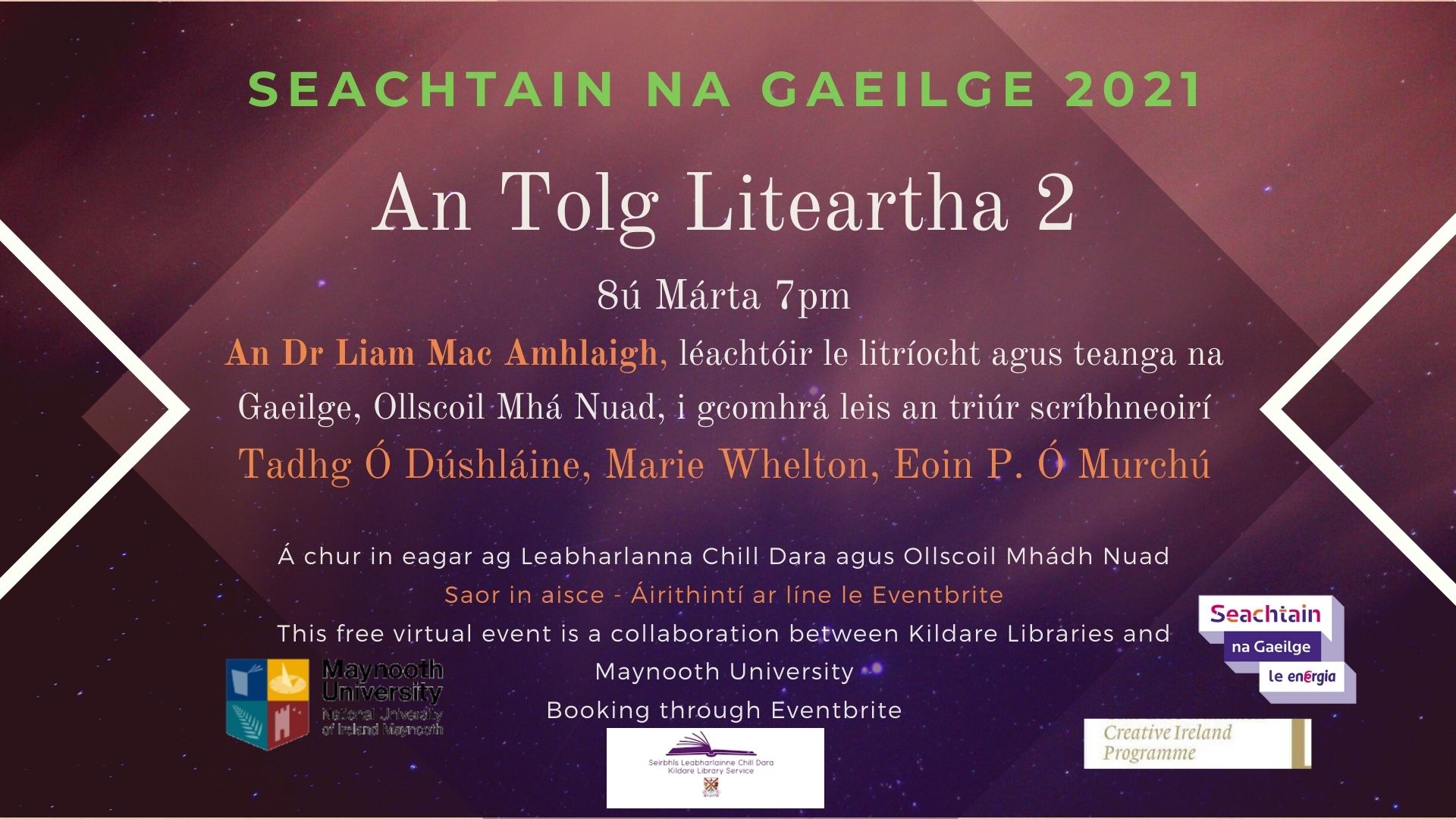 An Tolg Liteartha 2 - Creative Ireland Programme