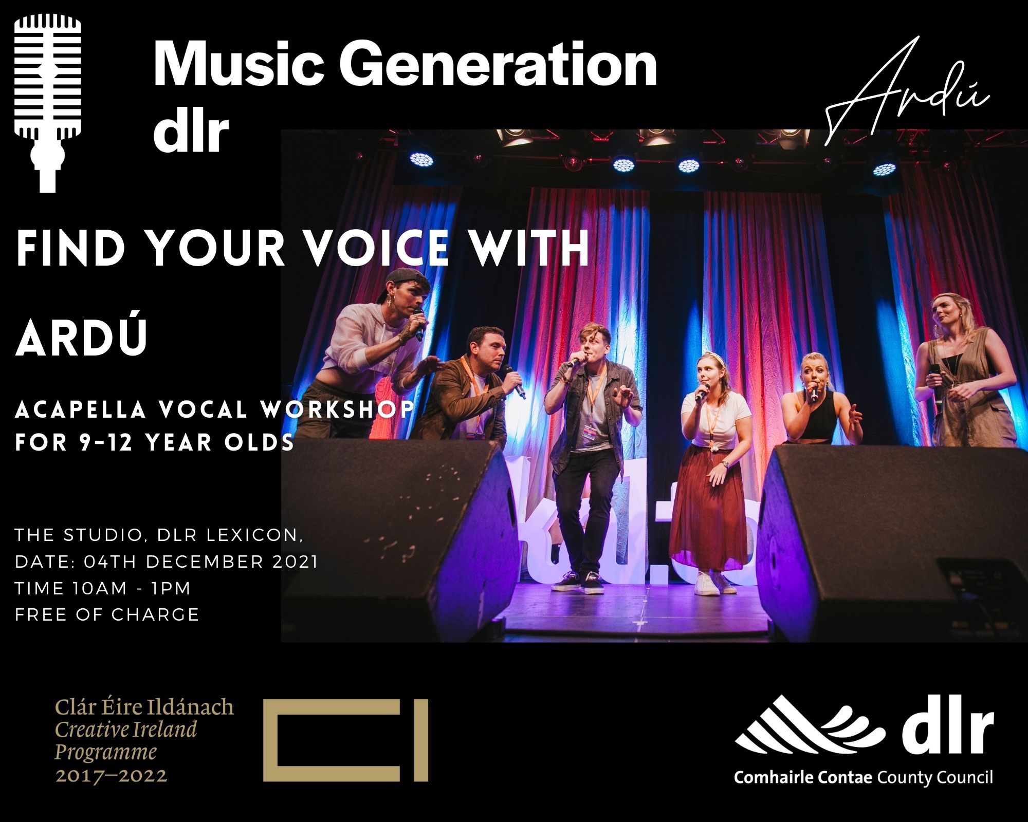 Find your voice with Ardú - Creative Ireland Programme