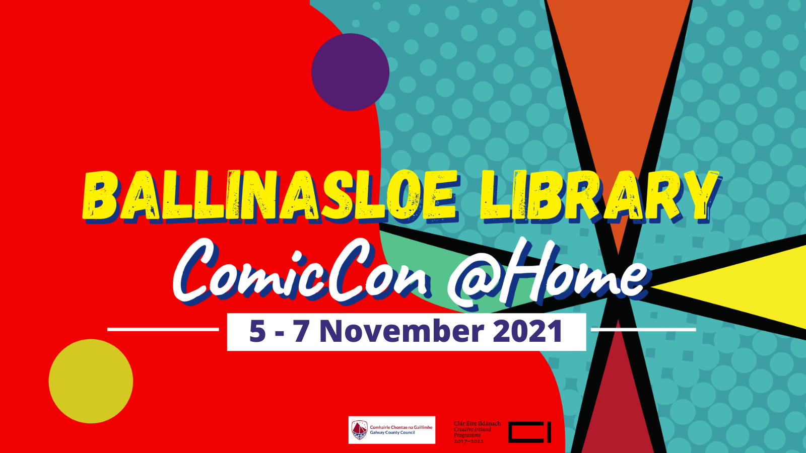 Ballinasloe Library ComicCon 2021 - Creative Ireland Programme