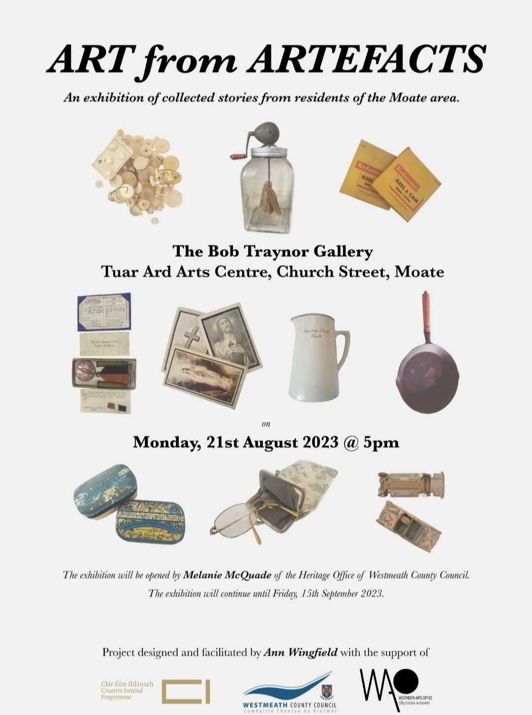 'Art from Artefacts' project with Ann Wingfield - Creative Ireland ...